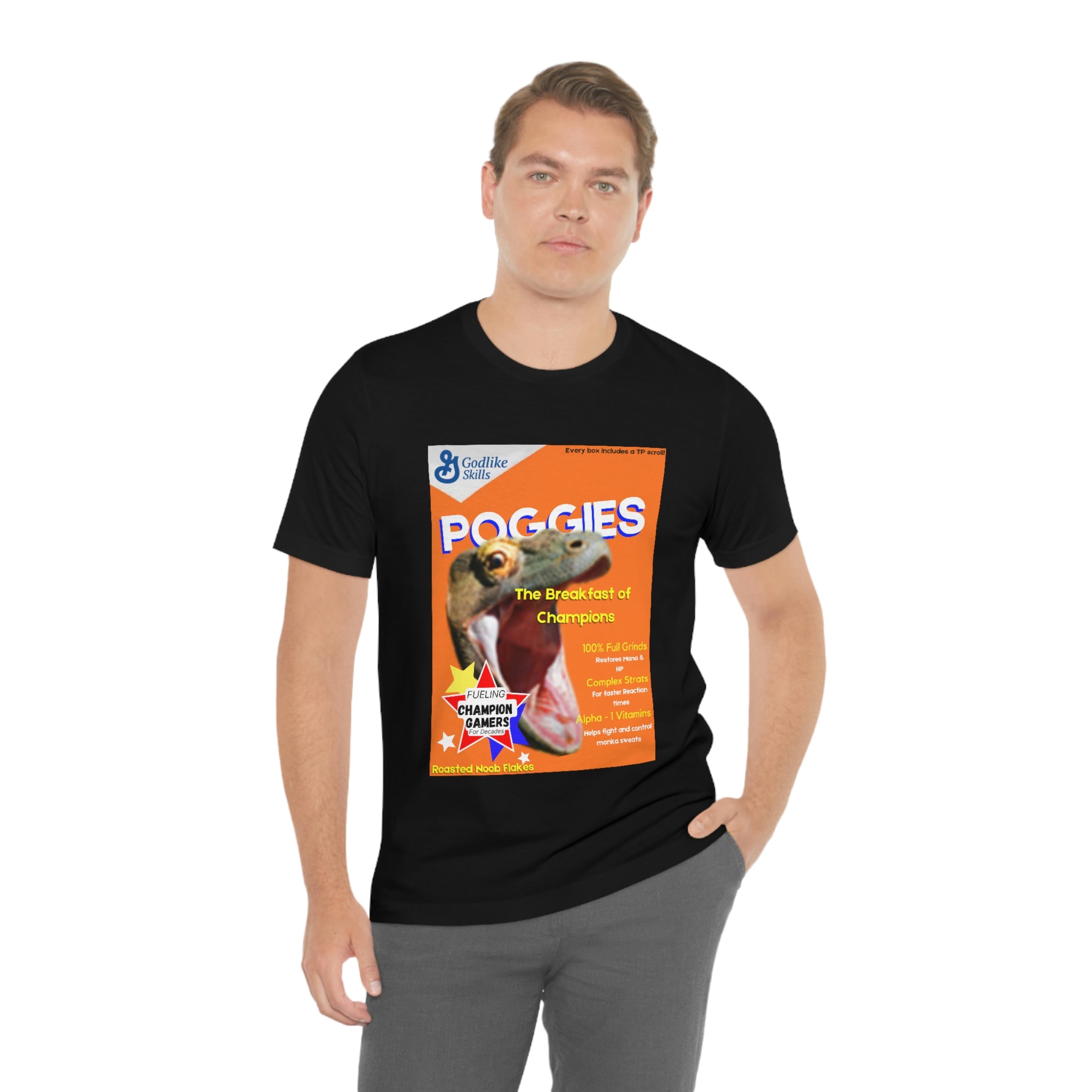 Poggies Cereal Shirt – Rift Damage